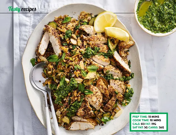 Warm chicken and grain salad - PressReader