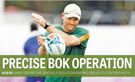 Wiese: Boks must be precise - PressReader