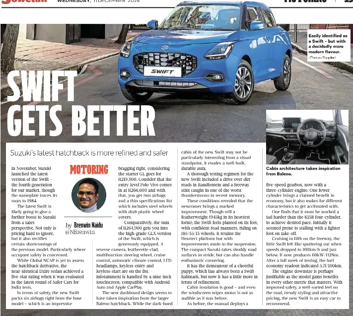 SWIFT GETS BETTER - PressReader