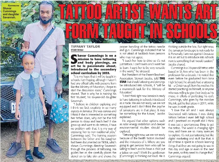 TATTOO ARTIST WANTS ART FORM TAUGHT IN SCHOOLS - PressReader