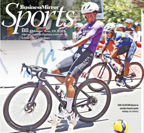 Cajucom takes another win as Joo retains yellow jersey - PressReader