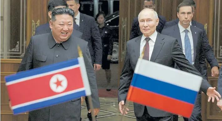 Necesitado de armas, Putin reafirma con una visita histórica su alianza con la dictadura de ...