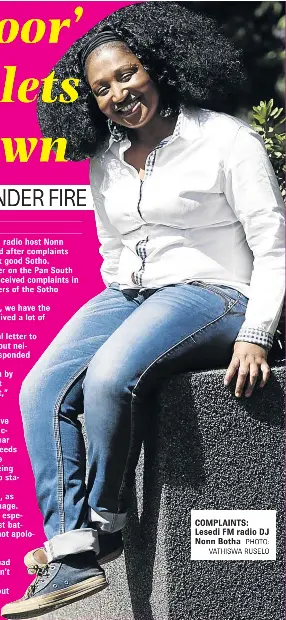 Her ‘ poor ’ Sotho lets her down - PressReader