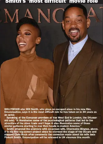 Smith’s ‘most difficult’ movie role - PressReader