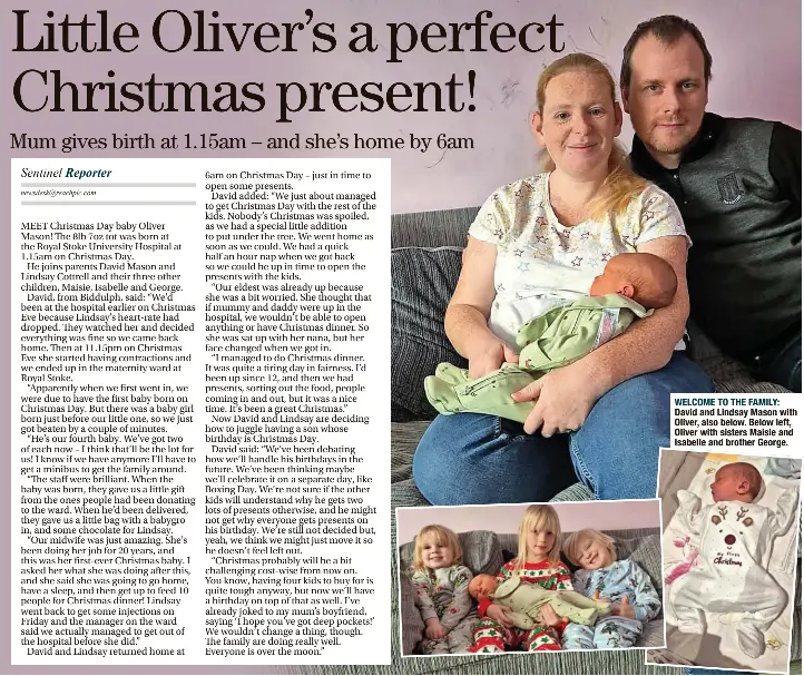 Little Oliver’s a perfect Christmas present! - PressReader