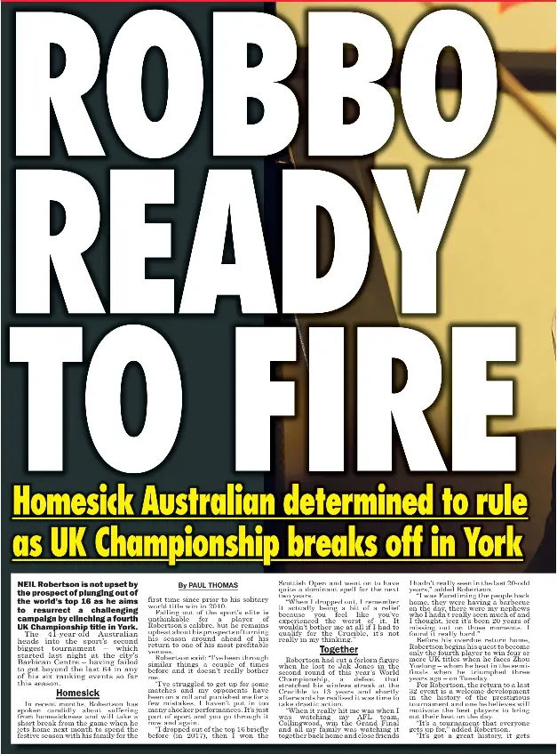 ROBBO READY TO FIRE - PressReader