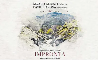 Álvaro Albiach dirige a David Barona y a la Orquesta de Extremadur­a ...