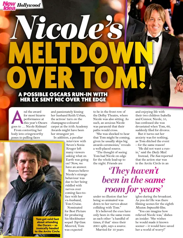 Nicole’s MELTDOWN OVER TOM! - PressReader