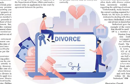 Guard pension payouts in divorce agreements - PressReader