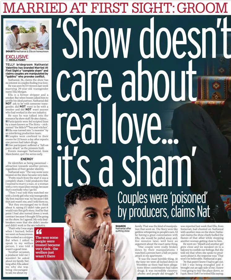 ‘Show doesn’t care about real love... it’s a sham’ - PressReader