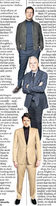 We’re in a golden age of stylish male presenters - PressReader