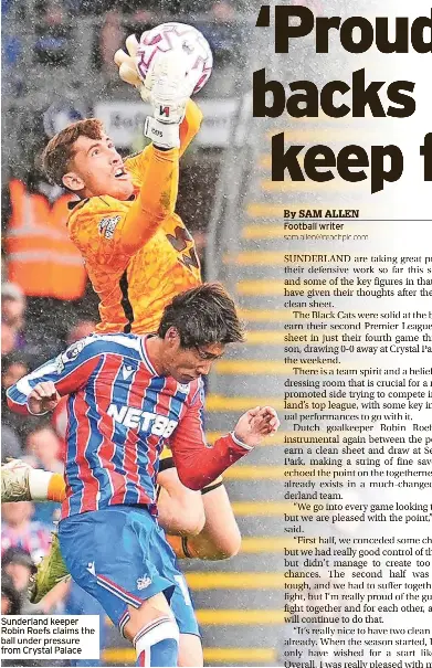 ‘Proud’ Roefs backs Cats to keep fighting - PressReader