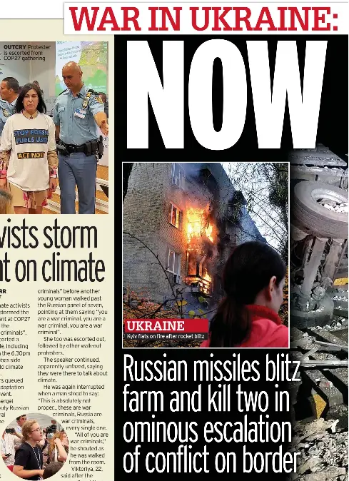 Activists storm event on climate - PressReader