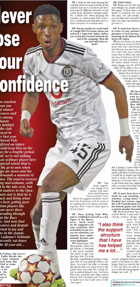 Never lose your confidence - PressReader