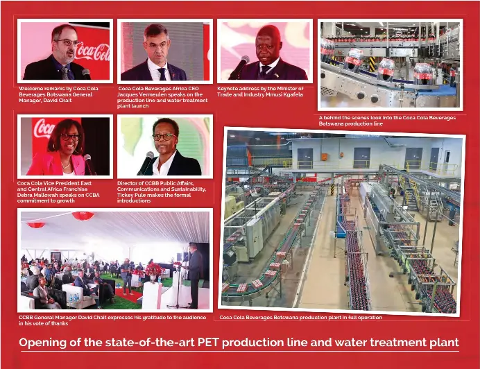 COCA-COLA BEVERAGES BOTSWANA INCREASES PRODUCTION CAPACITY - PressReader