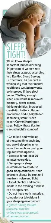 SLEEP TIGHT! - PressReader