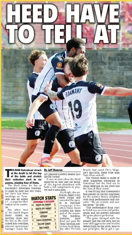 HEED HAVE TOP STOREY TO TELL AT THE SUMMIT | The Non-League Football ...