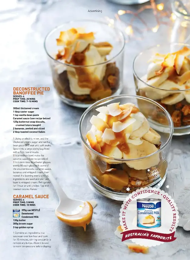 DECONSTRUC­TED BANOFFEE PIE - PressReader
