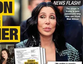 JUNKIE SON TRASHING ‘UNFIT’ CHER - PressReader
