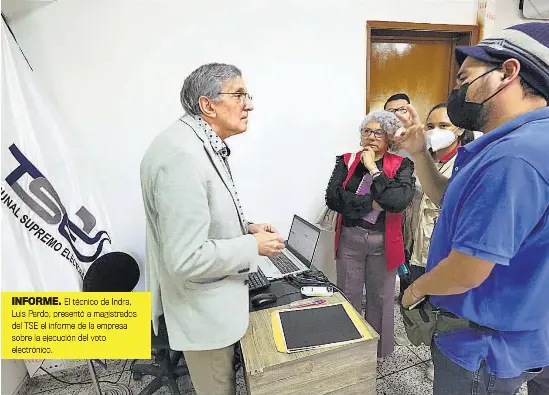 INDRA CONFIRMÓ INGRESO DE CINCO VOTOS CORRUPTOS EN SISTEMA ELECTRÓNIC­O - PressReader