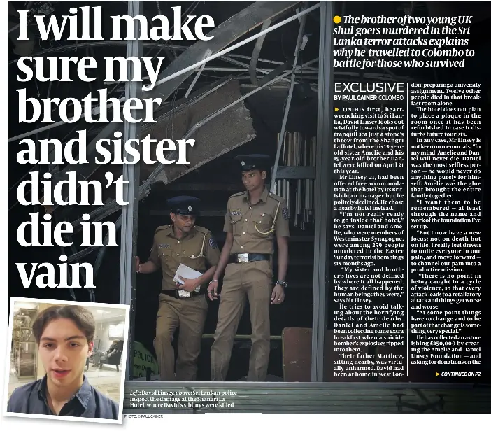 I will make sure my brother and sister didn’t die in vain - PressReader