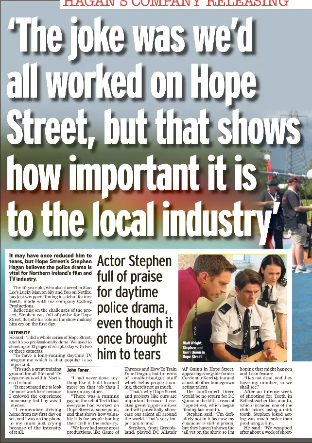 Mahon’s Way back on UTV - PressReader