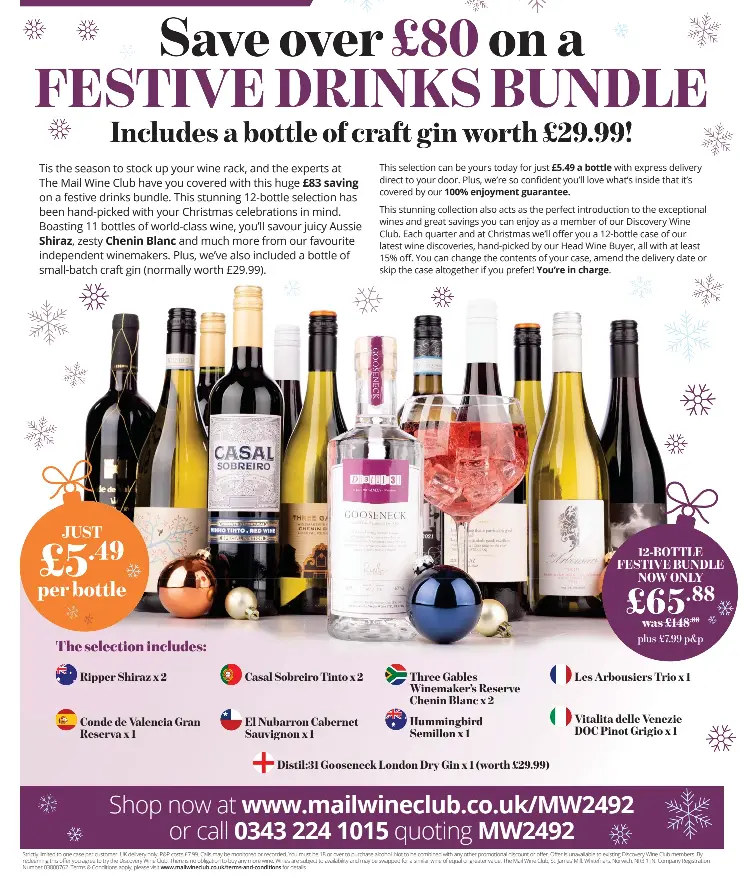 Save over £80 on a FESTIVE DRINKS BUNDLE - PressReader
