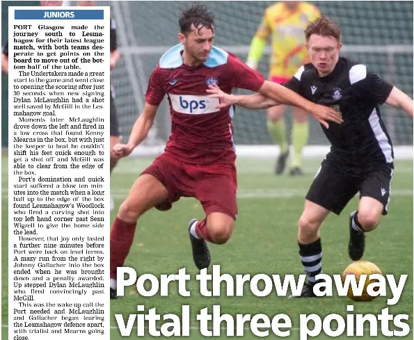 Port throw away vital three points - PressReader