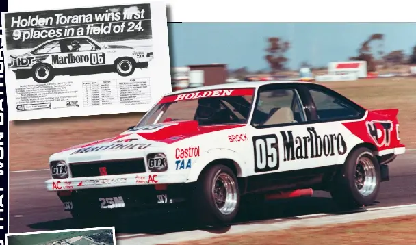 Six-lap slap: Brock's Bathurst '79-winning A9X - PressReader
