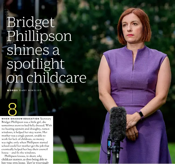 Bridget Phillipson shines a spotlight on childcare - PressReader