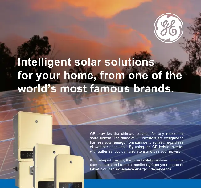 Intelligen­t solar solutions for your home, from one of the world’s most famous brands ...