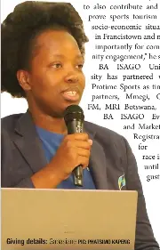 BA ISAGO Half Marathon to lift ‘Ghetto’ - PressReader