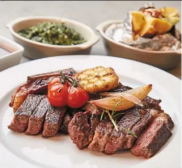 Delicious steaks pasta and - PressReader