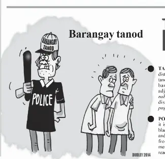 Barangay tanod - PressReader