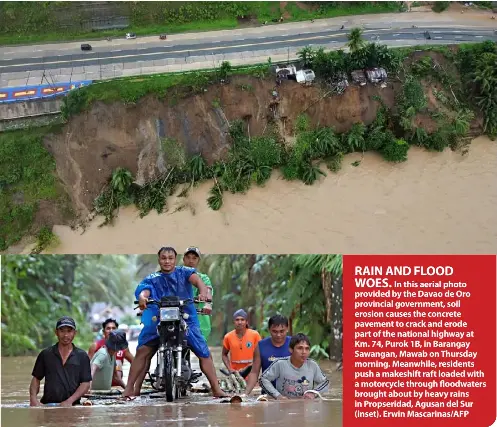 Flood, landslides from torrential rains kill 6 in Davao Oro - PressReader