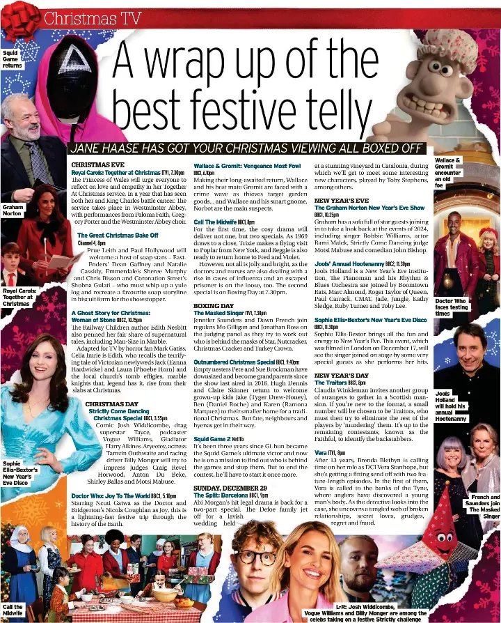 A wrap up of the best festive telly - PressReader