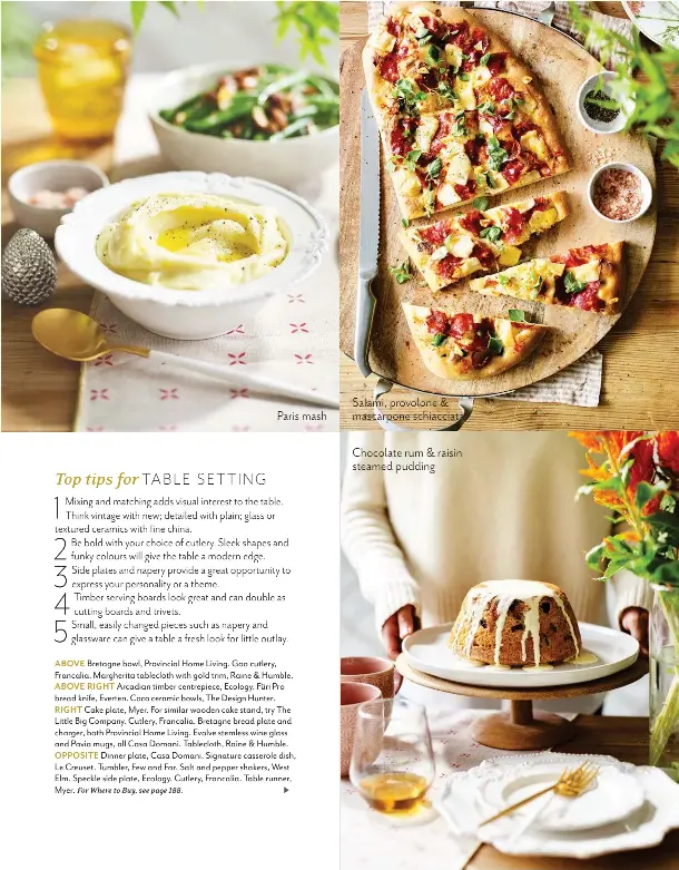 Top tips for TABLE SETTING - PressReader