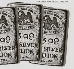 How much are the State Silver Vault Bricks worth: - PressReader