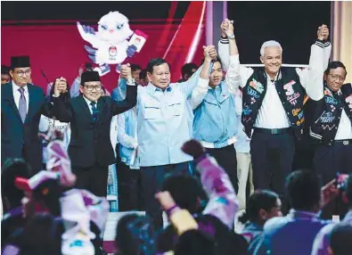 Indonesia presidenti­al hopefuls strike conciliato­ry tone - PressReader
