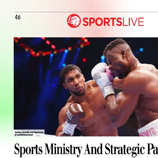 Sports Ministry And Strategic Partnershi­p Shaping Nigeria's Boxing Future - PressReader