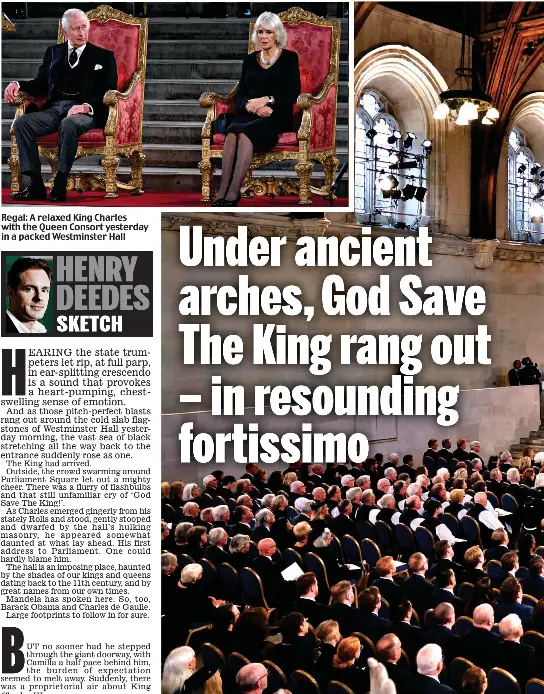 Under ancient arches, God Save The King rang out – in resounding fortissimo - PressReader