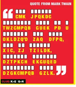 CRYPTOGRAM QUOTES - PressReader