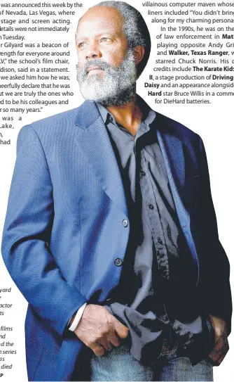 Clarence Gilyard, much-loved ‘Walker, Texas Ranger’ star, dies at 66 ...