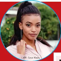 SASA KLAAS’S MOTHER QUESTIONS PILOT - PressReader