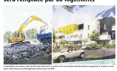 A Fleury, le manoir détruit sera remplacé par 80 logements - PressReader