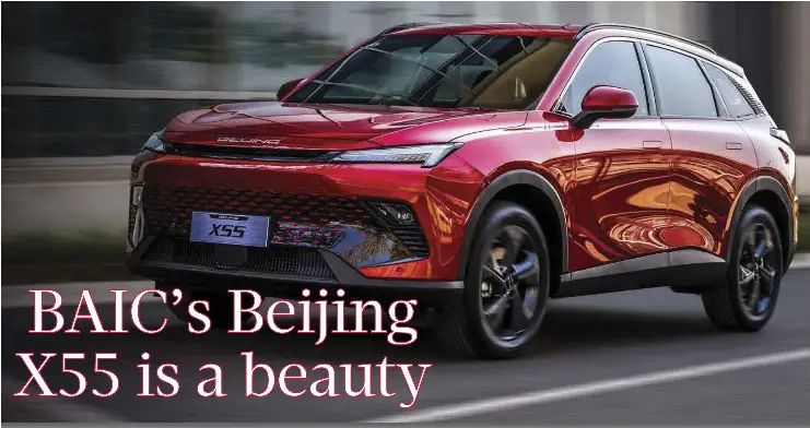 BAIC’S Beijing X55 is a beauty - PressReader