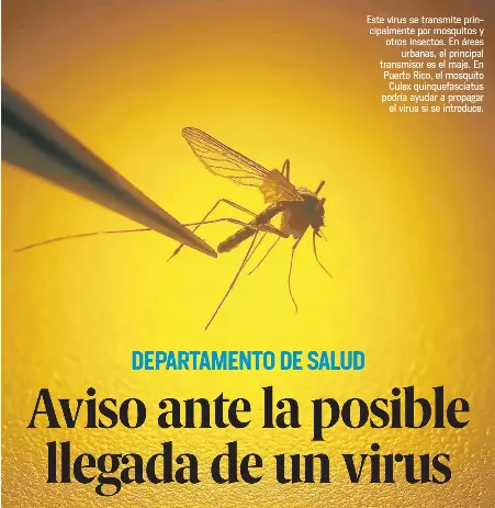 Aviso ante la posible llegada de un virus - PressReader