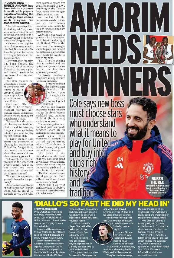 AMORIM NEEDS WINNERS - PressReader