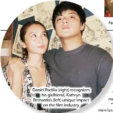 Daniel Padilla applauds Kathryn Bernardo for film success - PressReader