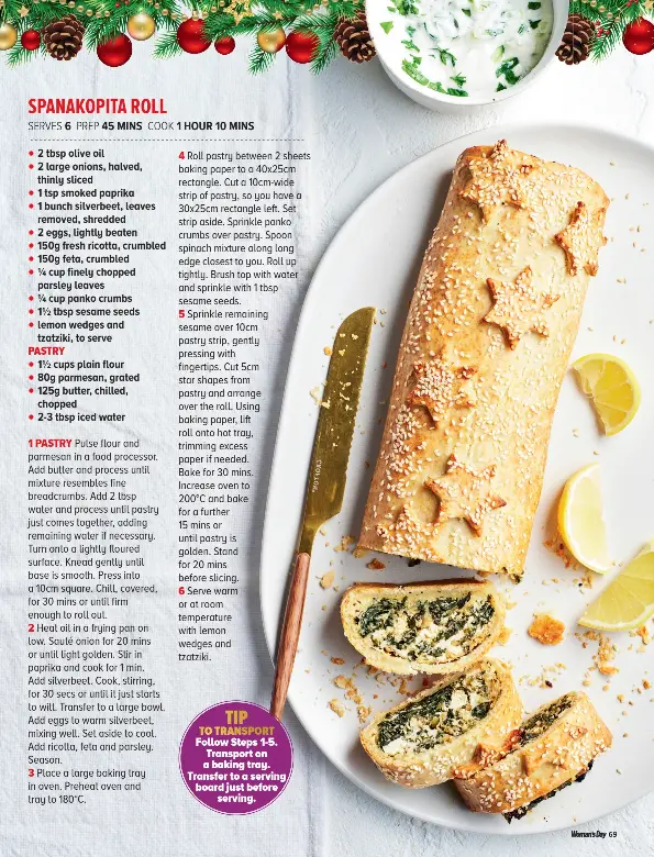 SPANAKOPIT­A ROLL - PressReader